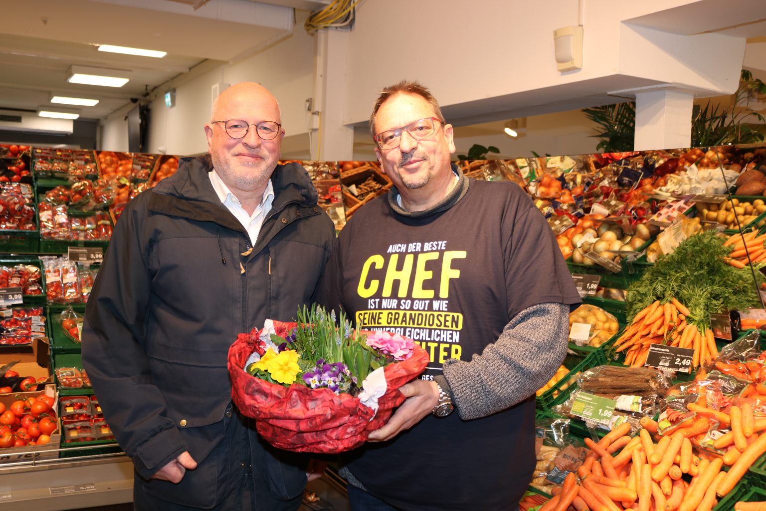 25 Jahre Edeka Lück in Leck – herzlichen Glückwunsch! – Gemeinde Leck