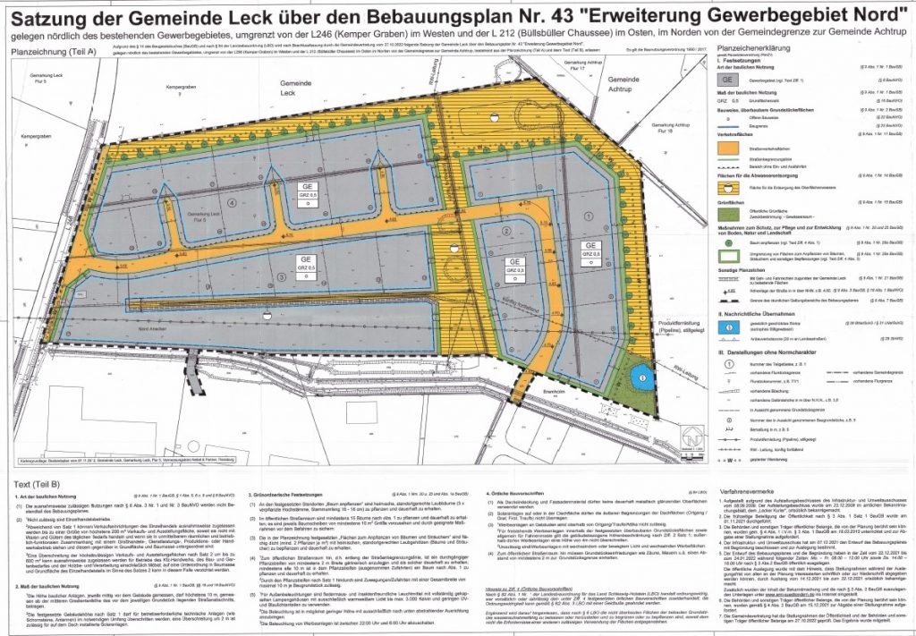 Gewerbegebiet Nord – Gemeinde Leck