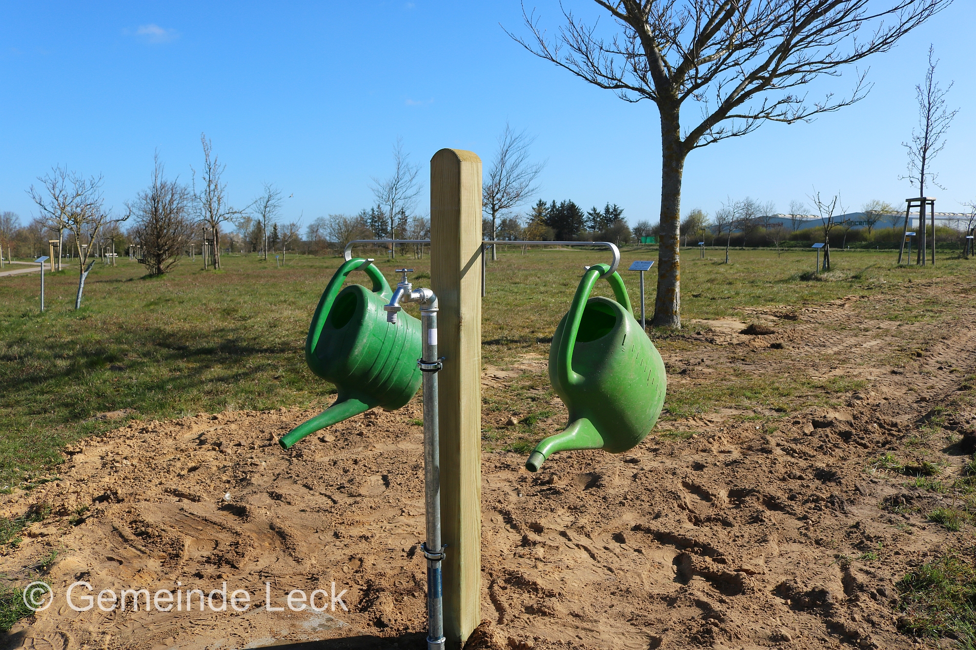 „Wasser marsch“ im Bürgerpark… – Gemeinde Leck